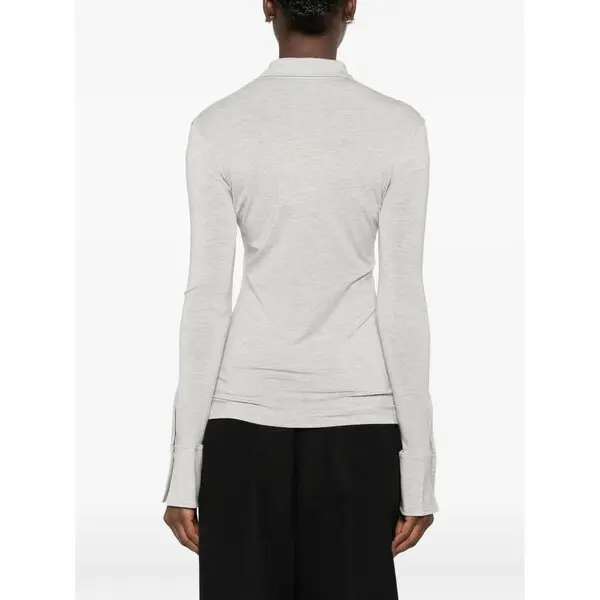 TOTEME Classic Collar Shirt - Gray