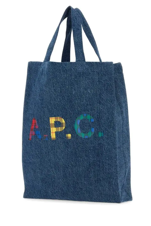 A.p.c. Denim Mini Lou Shopping Bag