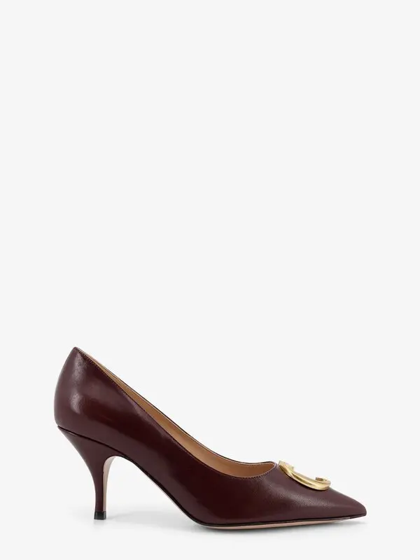 Dior Initials Leather Pumps With Metal Cd Initials