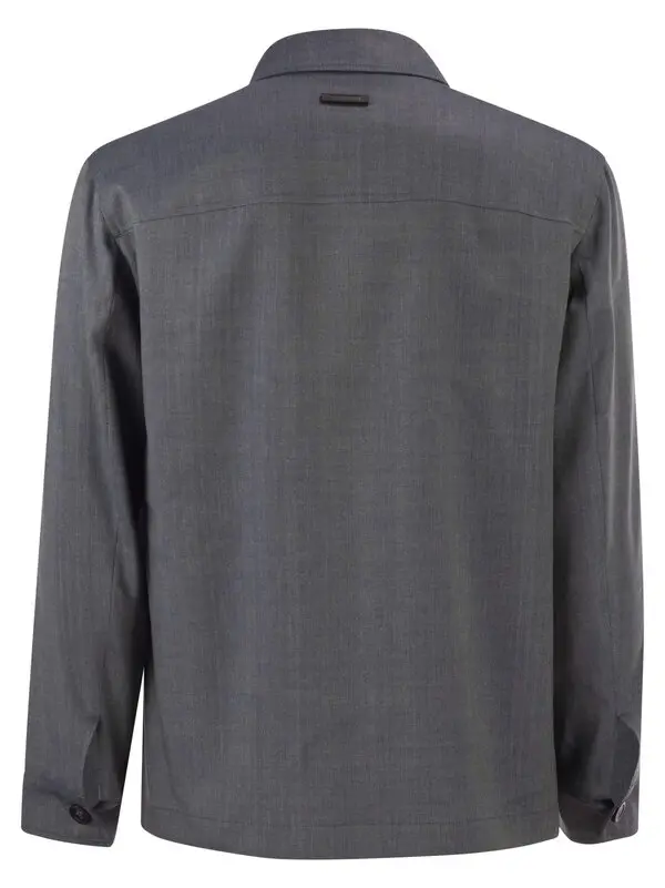 Peserico Lightweight Linen And Wool Blend Jacket