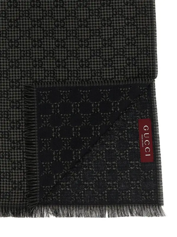 Gucci Wool Silk Scarf