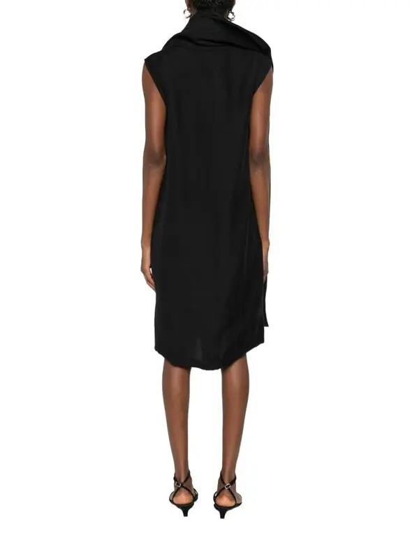 TOTEME Scarf Midi Dress - Black