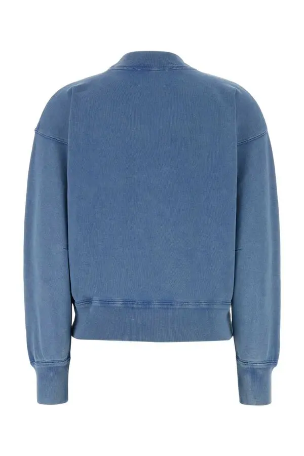 Isabel Marant Étoile Air Force Cotton Blend Moby Sweatshirt - Blue