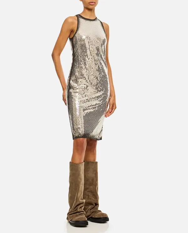Attico Sequins Mini Dress