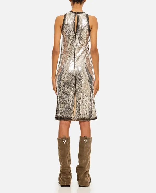 Attico Sequined Sleeveless Dress - Multicolor