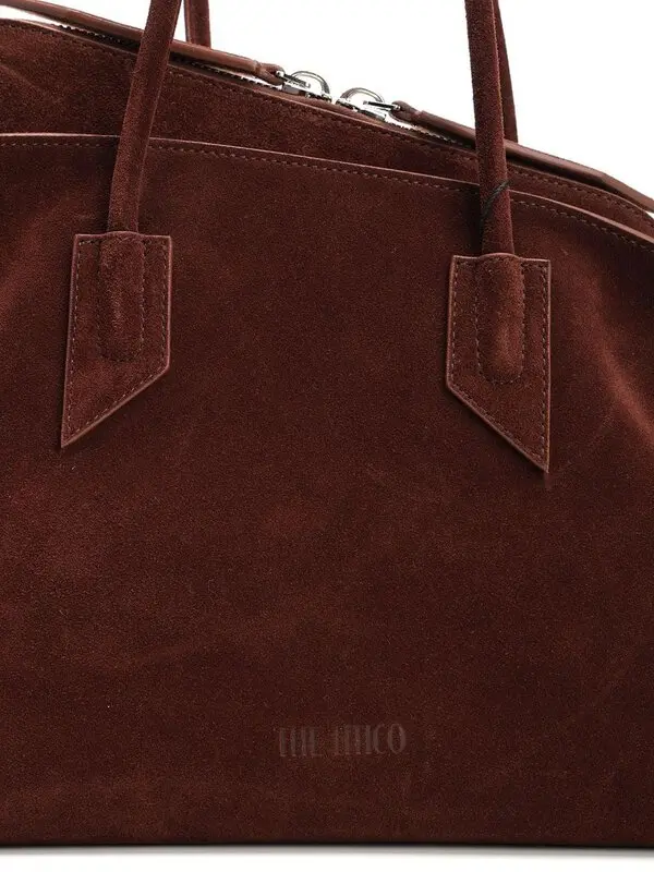 Attico La Passeggiata Suede Bag - Brown