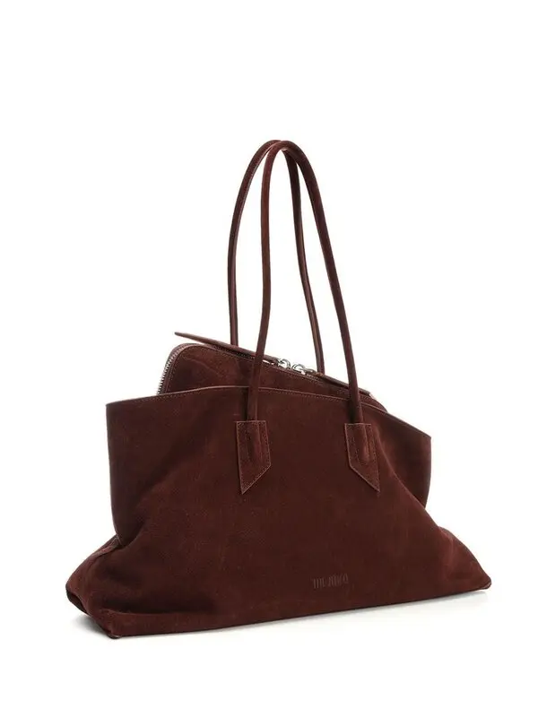Attico La Passeggiata Suede Bag - Brown
