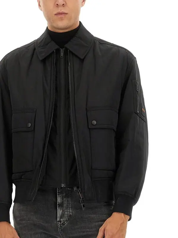 BOSS Bomber Jacket With Removable Lining