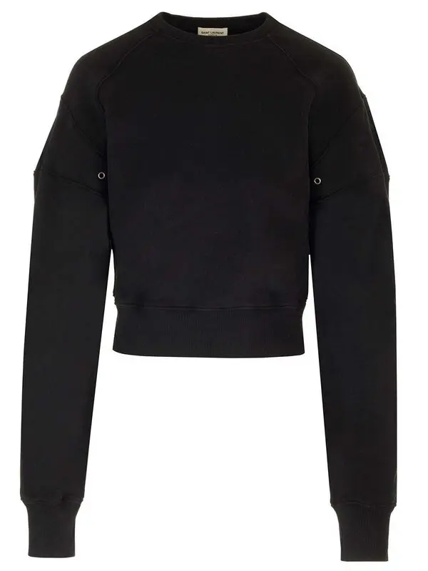 Saint Laurent Cropped Sweatshirt
