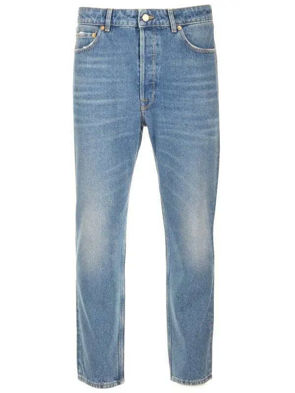 GOLDEN GOOSE Golden Happy Stone Washed Jeans - Blue