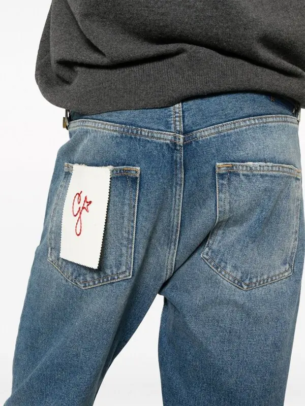 GOLDEN GOOSE Golden Happy Stone Washed Jeans