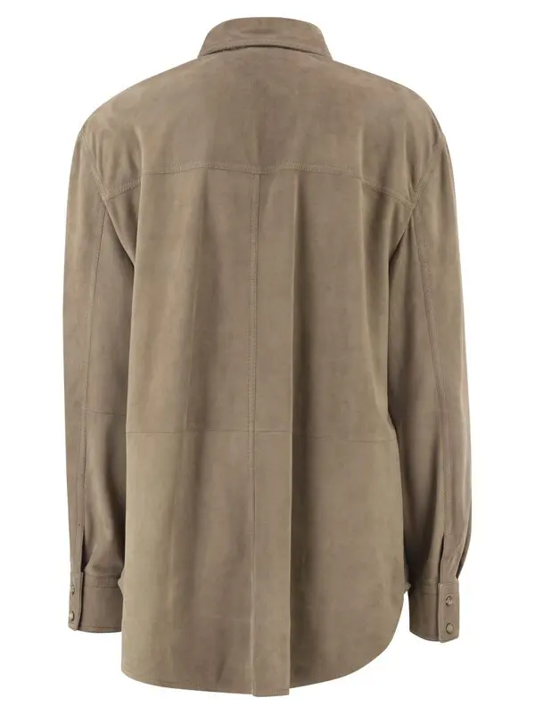 Brunello Cucinelli Suede Overshirt