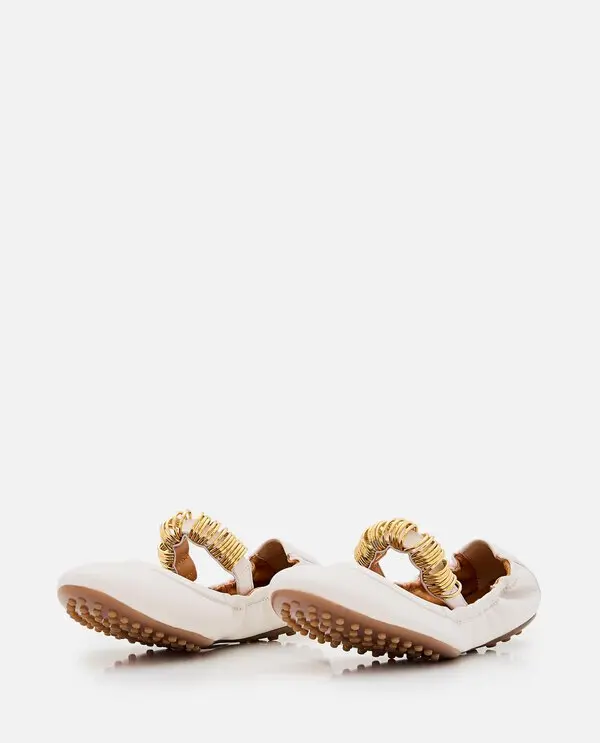 TOD'S Leather Ballerina