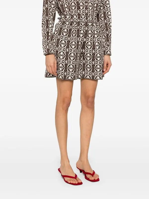Max Mara Printed Cotton Shorts - Multicolor