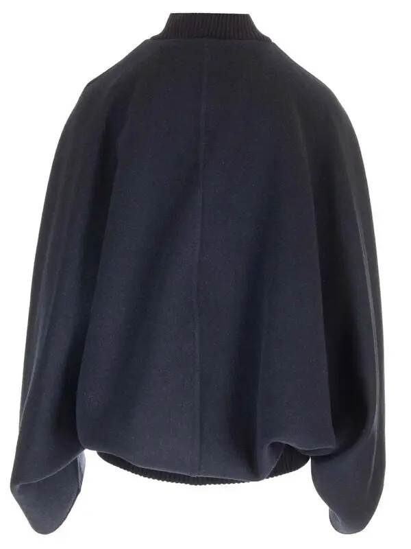Max Mara Navy Cashmere Short Coat