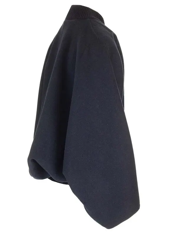 Max Mara Navy Cashmere Short Coat