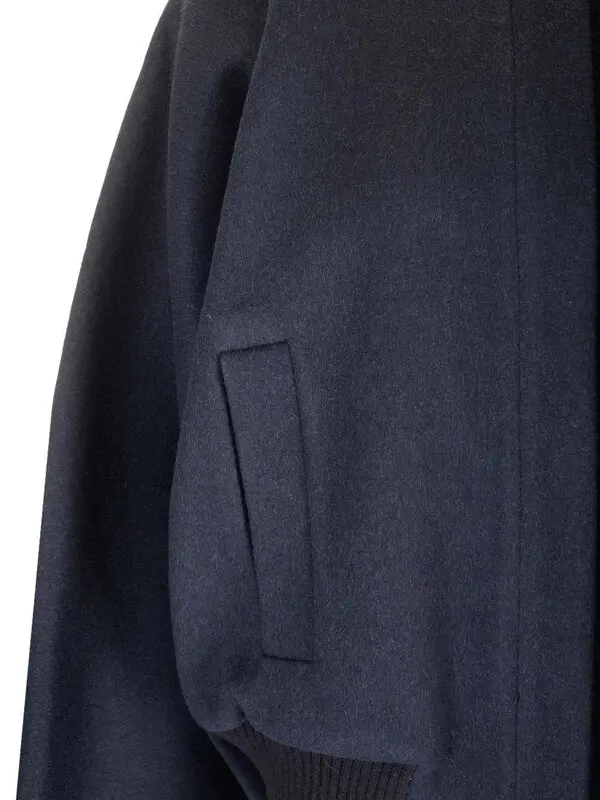 Max Mara Navy Cashmere Short Coat