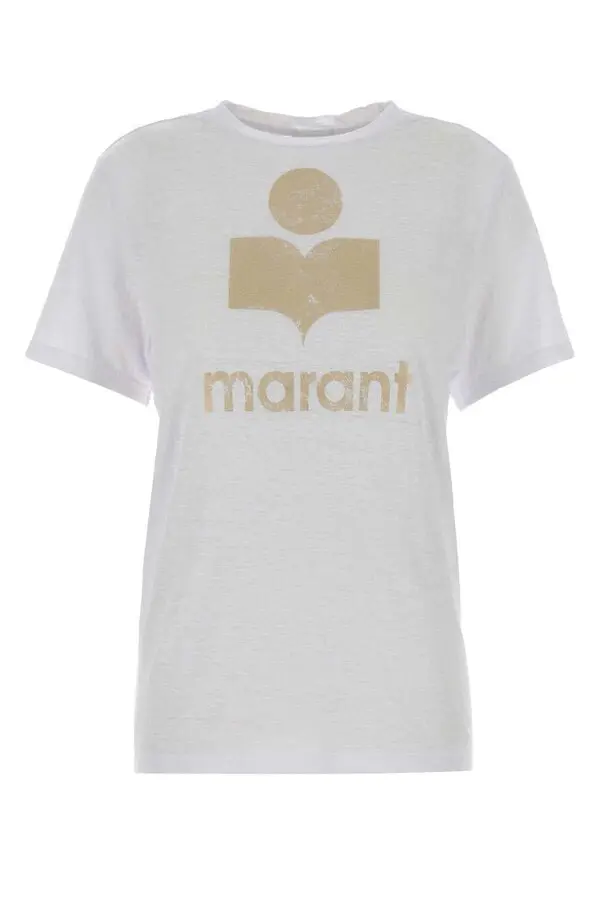 Isabel Marant Étoile Linen Zewel T-shirt - White