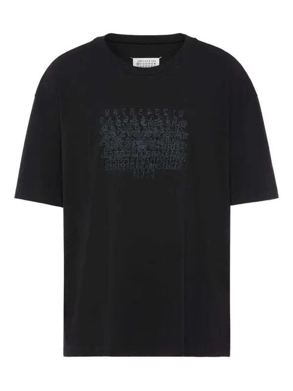 MAISON MARGIELA Printed T-shirt - Black