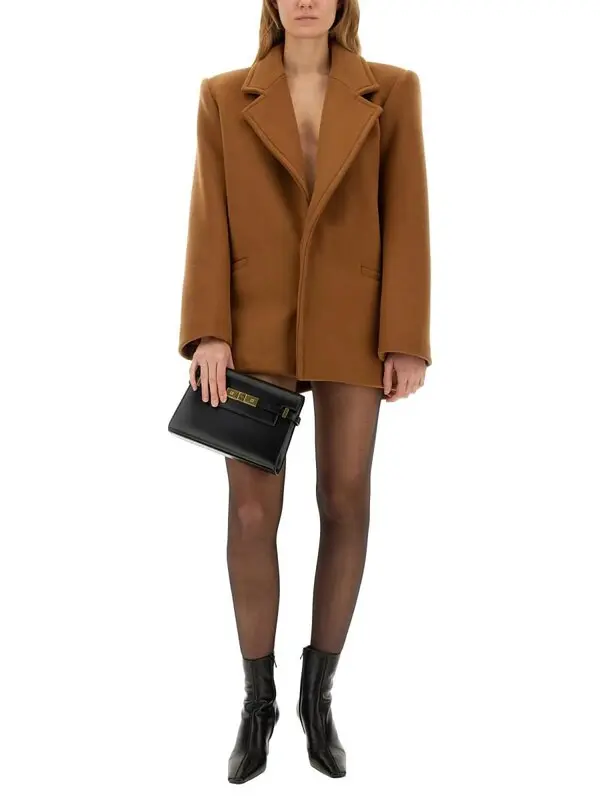 Saint Laurent Short Wool Coat