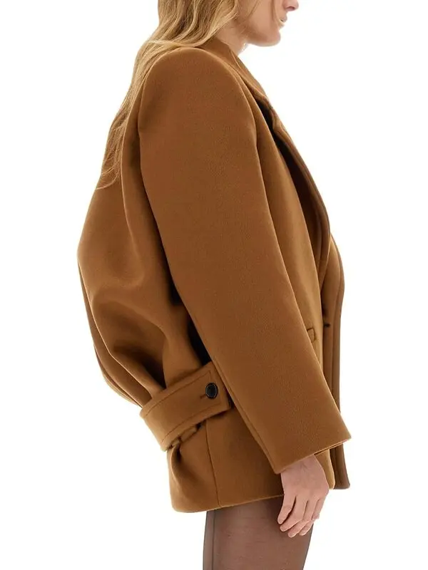 Saint Laurent Short Wool Coat