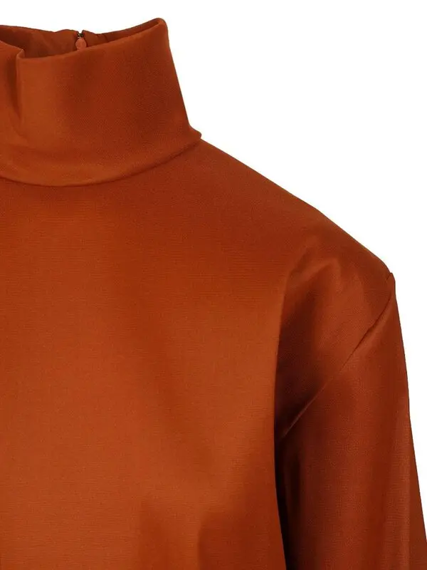 Saint Laurent Silk High-neck Top