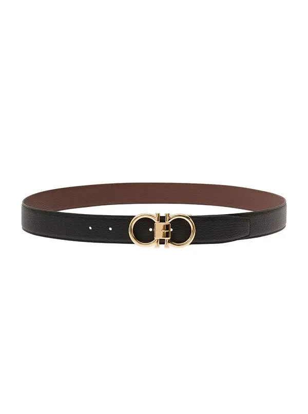 FERRAGAMO Reversibile Ad + Brown - Black