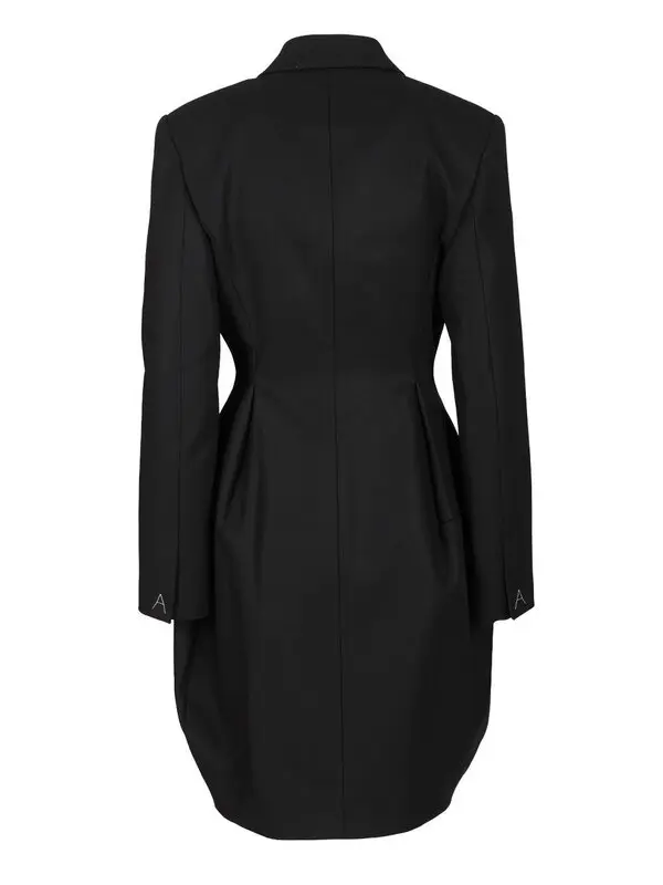 Alaïa Double-breasted Rounded Coat