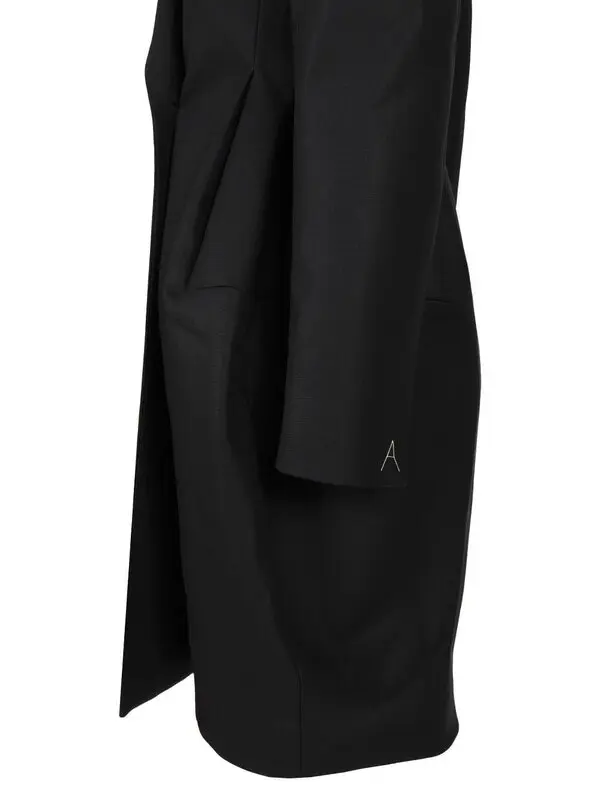 Alaïa Double-breasted Rounded Coat - Blue