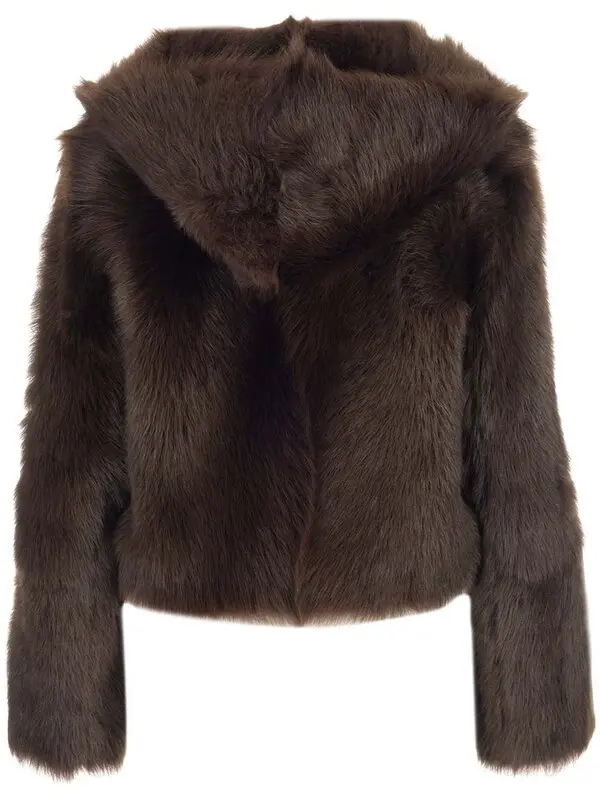 Loewe Shearling Hooded Jacket