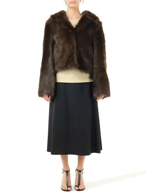 Loewe Shearling Hooded Jacket