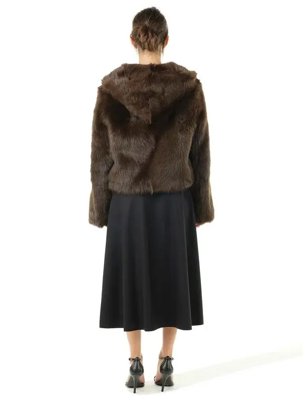 Loewe Shearling Hooded Jacket