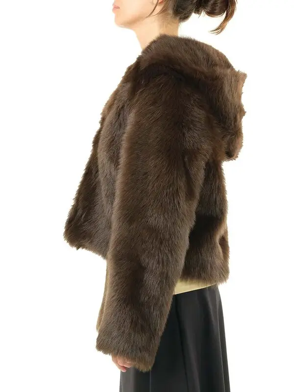 Loewe Shearling Hooded Jacket