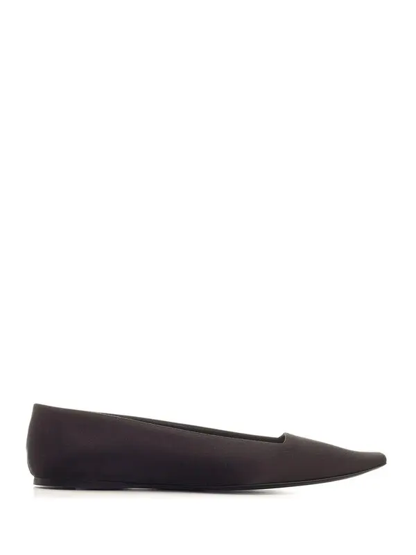 Saint Laurent Poppy Flat Shoes - Black