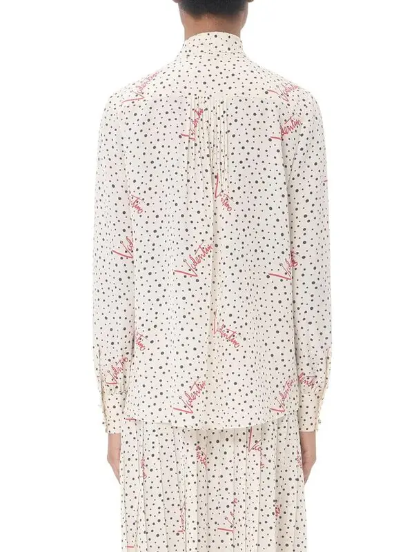 Valentino Garavani Crepe De Chine Printed Shirt - Multicolor