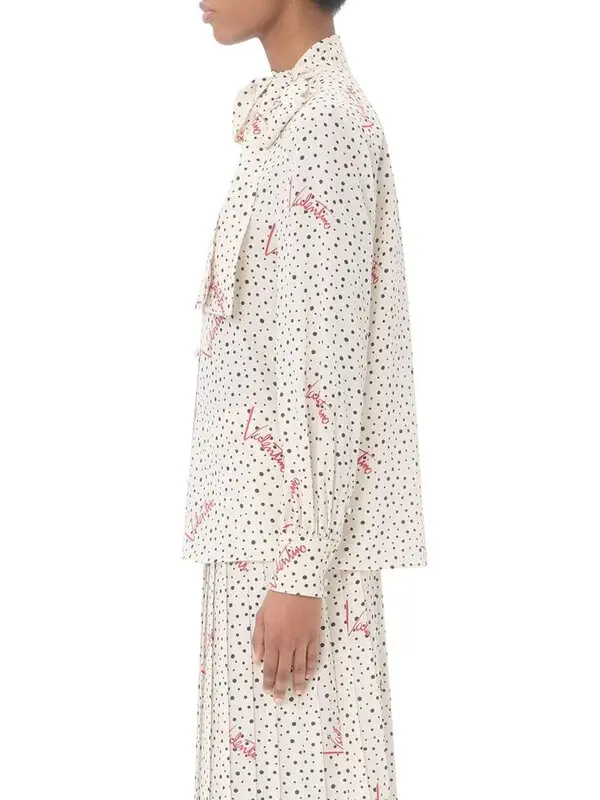 Valentino Garavani Crepe De Chine Printed Shirt - Multicolor