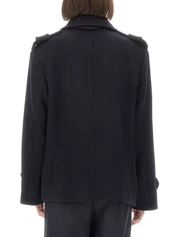 Max Mara Laveno Wool And Cashmere Coat - Blue