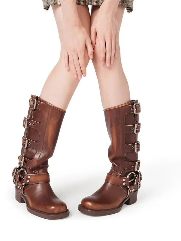 Miu Miu Leather Boots