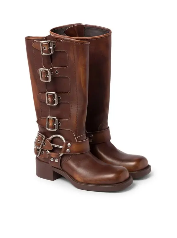 Miu Miu Leather Boots