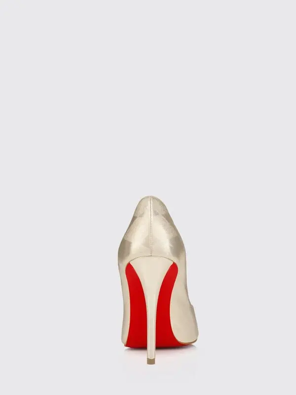 CHRISTIAN LOUBOUTIN Miss Z Lambskin Pumps - Gray