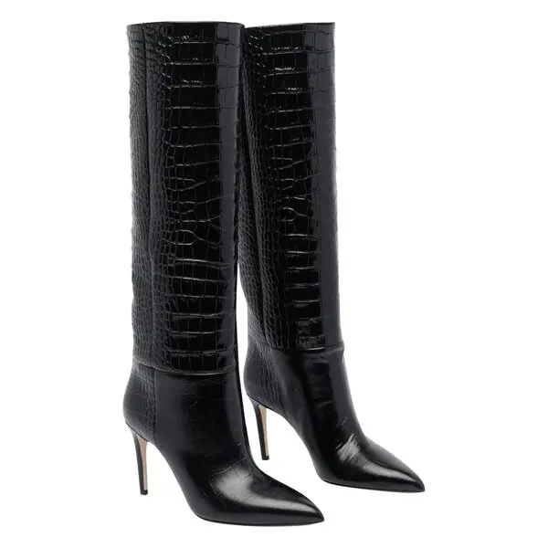 Paris Texas Stiletto Boots - Brown