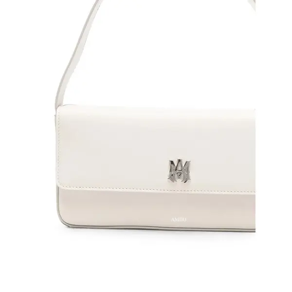 Amiri Leather Shoulder Bag - Cream