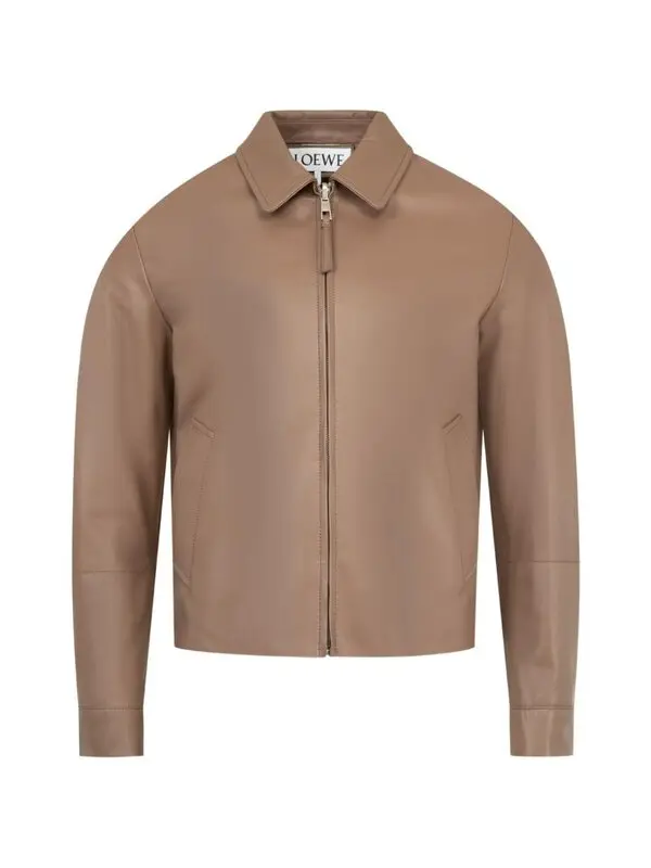 Loewe Leather Zipped Jacket - Multicolor