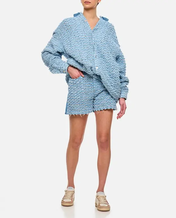 Stella McCartney Boucle Denim Short
