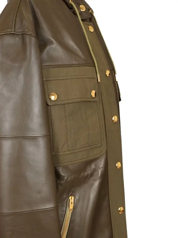 Celine Lambskin Parka