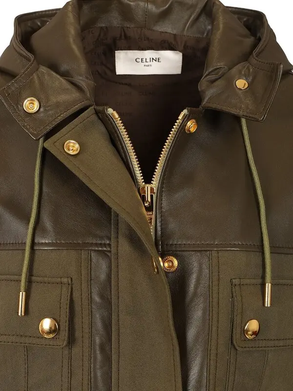 Celine Lambskin Parka