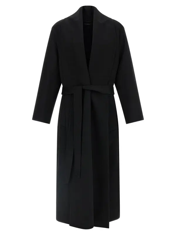 TOM FORD Cashmere Wool Coat - Black