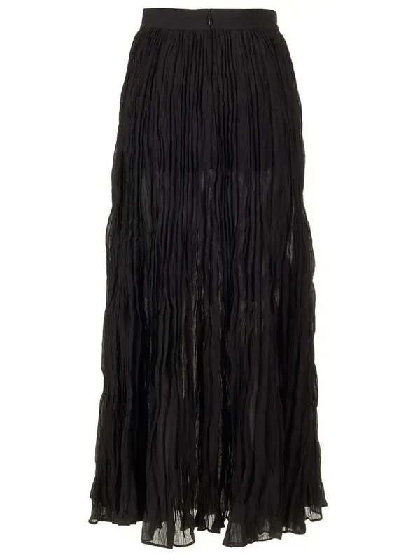 TOTEME Pleated Skirt - Black