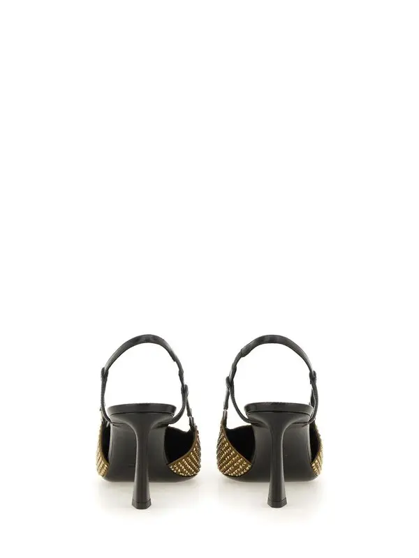 Saint Laurent Embellished Slingback Pumps