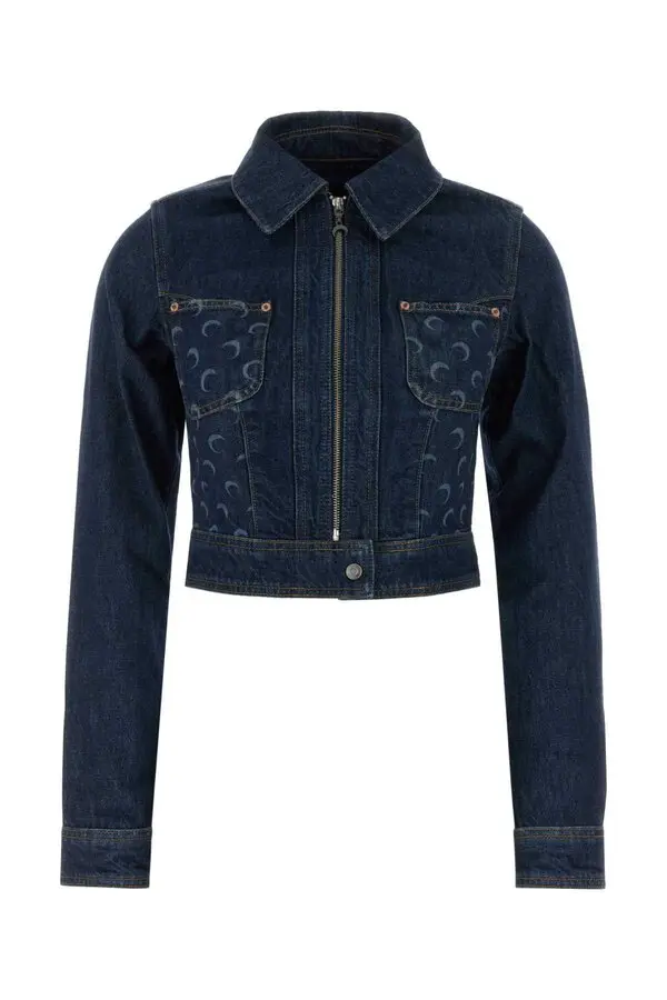 MARINE SERRE Dark Denim Jacket
